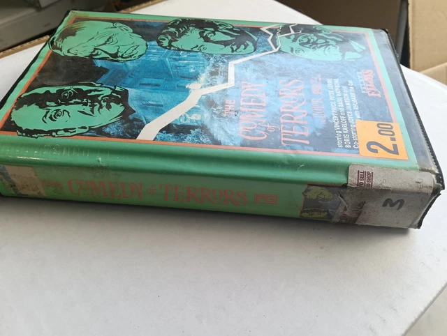 THE COMEDY OF TERRORS VHS PAL PALACE Clamshell Vincent Price B Karloff ...