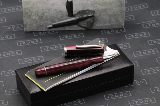 SCRIBO WRITE HERE Tropea Fountain Pen - 14k Extra Fine Flex Nib £479.99 ...