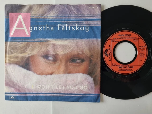 AGNETHA FÄLTSKOG - I Won't Let You Go 7'' Vinyl Germany/ ABBA EUR 15,99 - PicClick FR