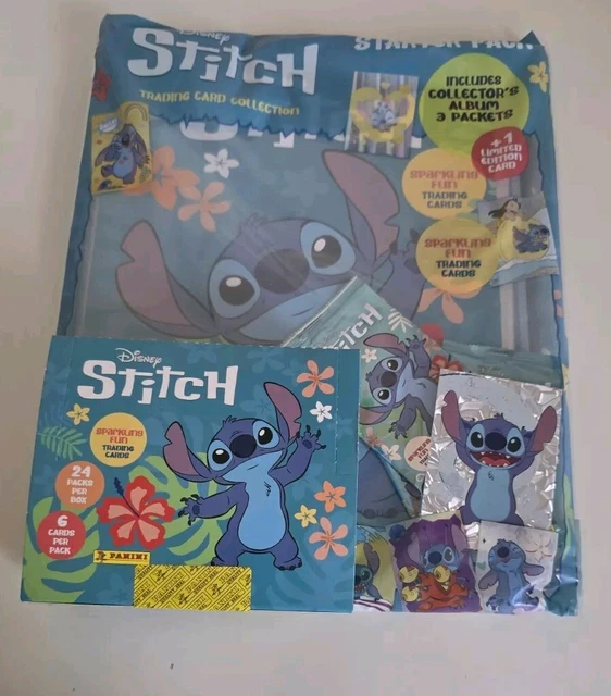 PANINI DISNEY STITCH Collection full box 24 pack packets Starter Pack ...