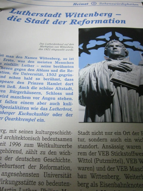 DAS WAR DIE DDR N Heimat Sehenswürdigkeiten Lutherstadt Wittenberg EUR 4,10 - PicClick DE
