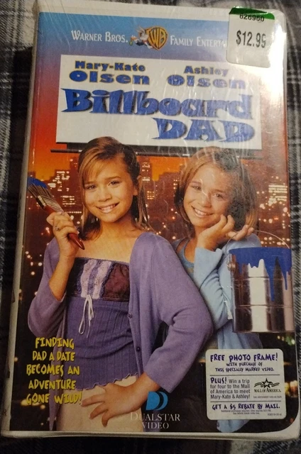 1998 Vhs Mary Kate And Ashley Olsen Billboard Dad New Sealed With Free