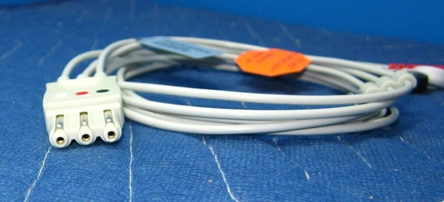 CONVIENT À PHILIPS 3 fils ECG type snap type fil conducteur M1673A MP ...