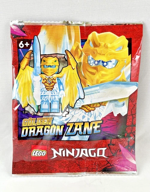LEGO GOLDEN DRAGON Zane Minifigure Ninjago Crystallized Limited Edition ...