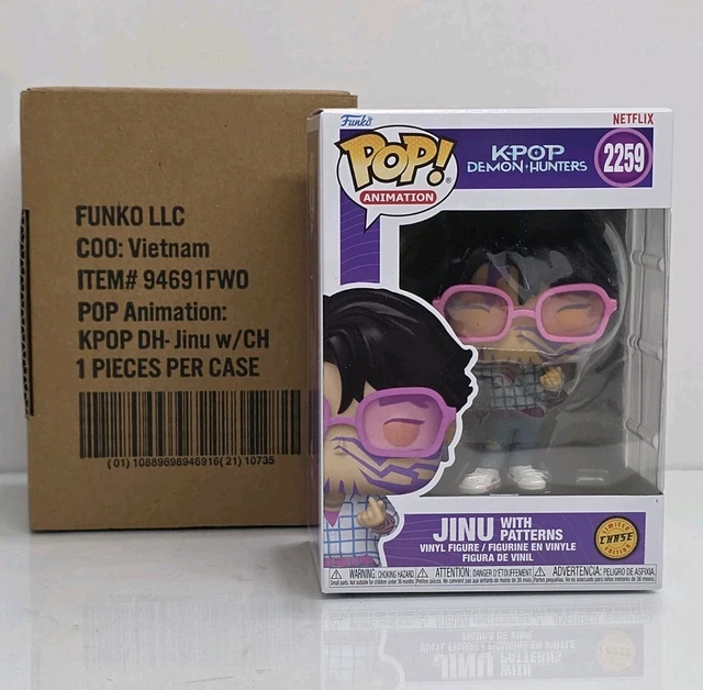 FUNKO POP ANIMATION K-Pop Demon Hunters Jinu #2259 CHASE w/Original Box ...