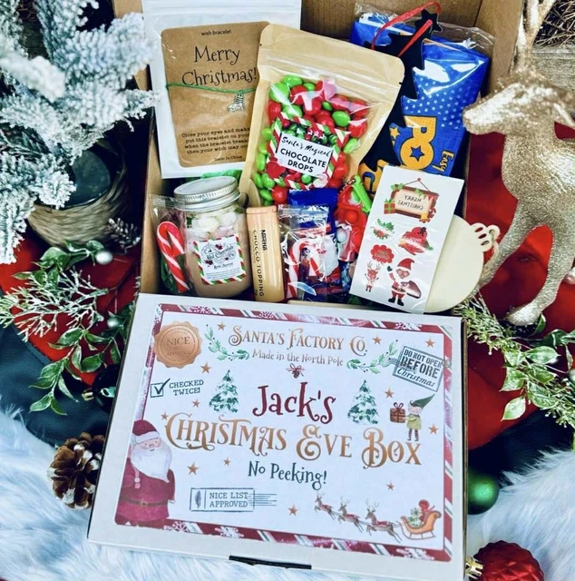 PERSONALISED CHRISTMAS EVE Box Gift Set - Fidgets, Novelty, Australian ...