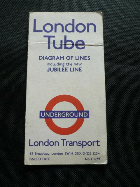 LONDON UNDERGROUND TUBE Map - No. 1 1979 EUR 6,87 - PicClick DE