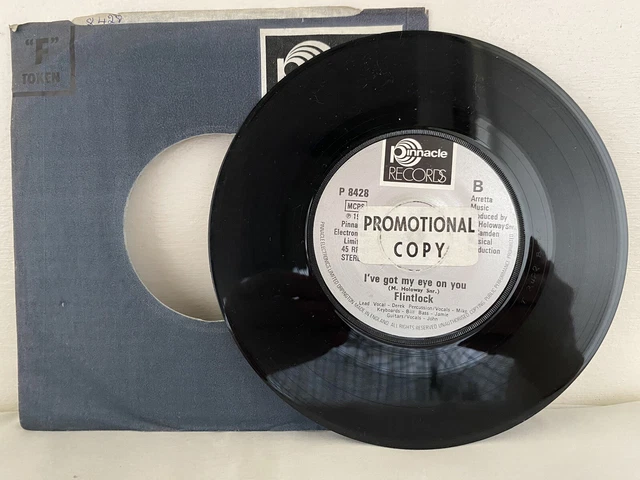 FLINTLOCK - SEA of Flames - 7" Vinyl Promo Single 1976 Pinnacle Records ...
