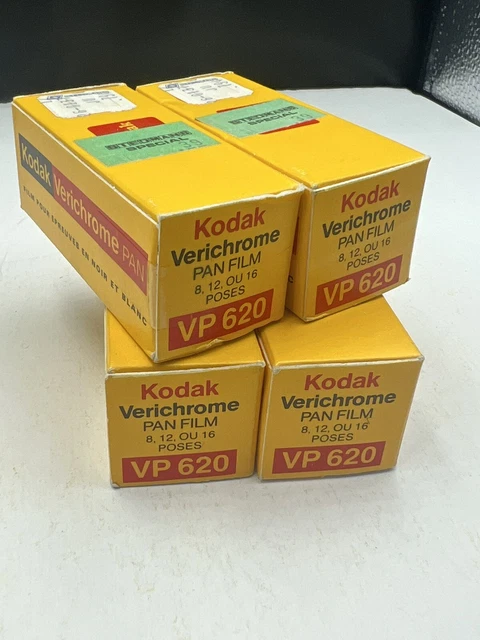 KODAK VP 620 Verichrome Pan Black White Panchromatic Film Exp Dec 1977 ...