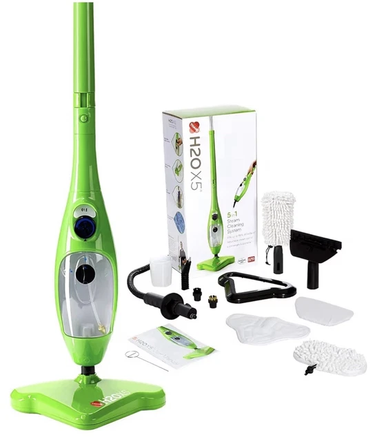 H2O X5 STEAM Mop and Handheld Steam Cleaner – Multifunctional ...