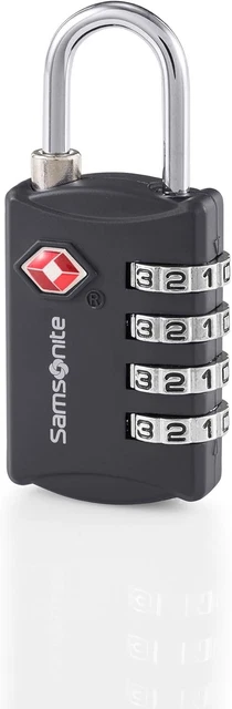 TRAVEL ESSENTIAL 4 Dial Lock, Black, One Size $19.99 - PicClick AU