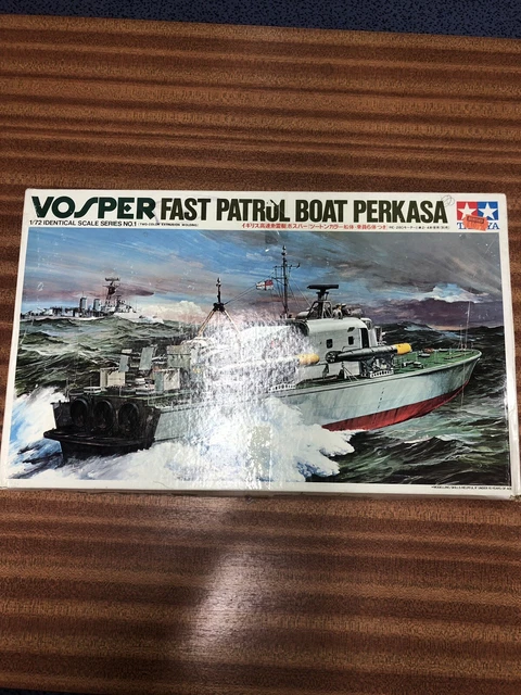 TAMIYA VOSPER FAST Patrol Boat Perkasa Model Boat Ship EUR 103,72 ...