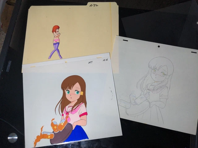 CREAM LEMON ANIMATION Cel Anime Manga Vtg Production Art Cartoons Japan ...