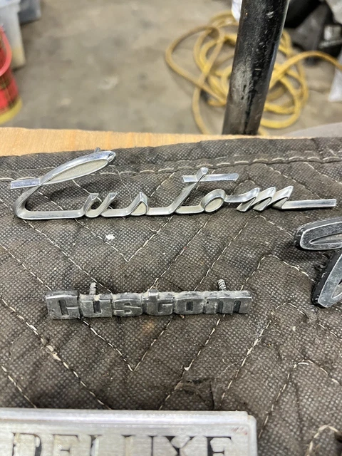 LOT 1960’S 1970’S Vintage Emblems Trim Script Mouldings Chevrolet Ford ...