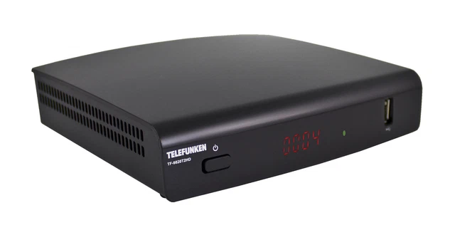 TELEFUNKEN TF-9820T2HD DVB-T2 Receiver HEVC Full HD HDMI USB Irdeto ...