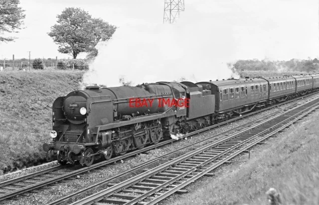 PHOTO SR West Country Loco No 34001 Exeter At Hinton Admiral EUR 4,14 ...