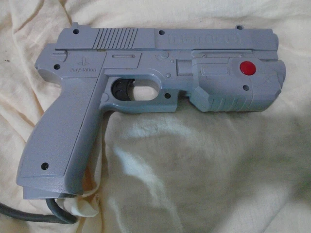 PS1 OFFICIAL NAMCO Light Gun G-Con Sony Playstation PSone NPC-103 £21. ...