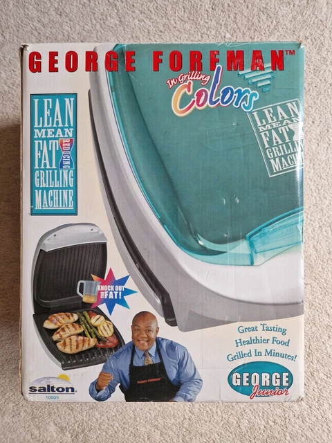 ORIGINAL GEORGE FOREMAN Colors Grill Lean Mean Fat Reducing Grilling ...