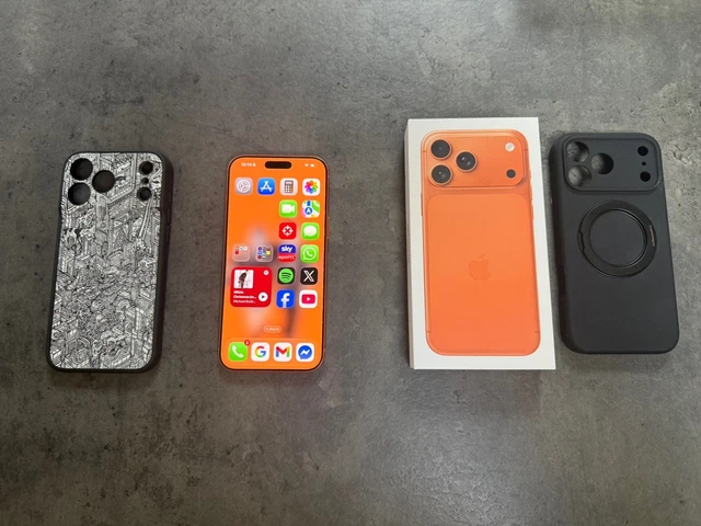 APPLE IPHONE 17 Pro Max Cosmic Orange 256GB - Barely Used £1,026.69 ...