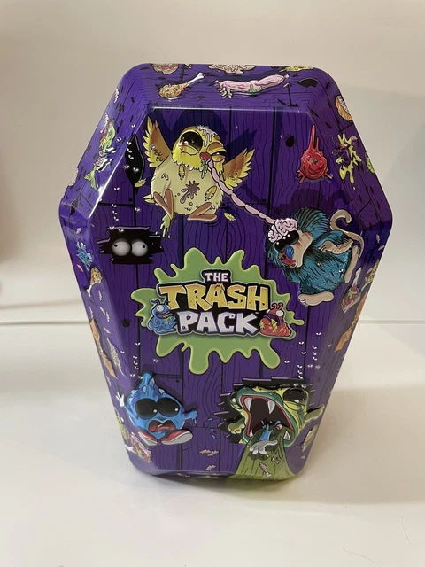 THE TRASH PACK Gross Zombies Rotten Coffin Collectors Tin Moose 2011 $9 ...