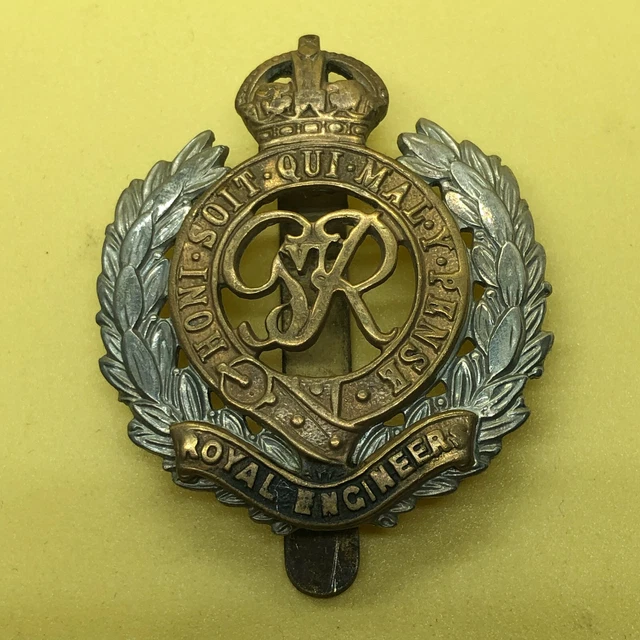 ORIGINAL WW2 BRITISH Army Royal Engineers RE Cap Badge £12.00 - PicClick UK