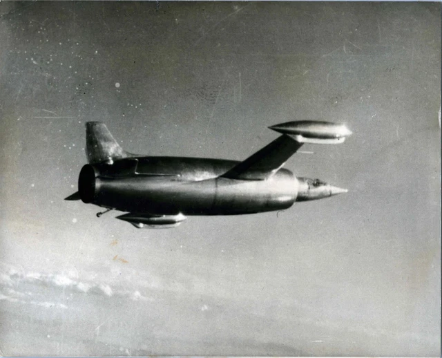 LEDUC FRENCH RESEARCH Aircraft Ramjet Original Vintage Press Photo ...