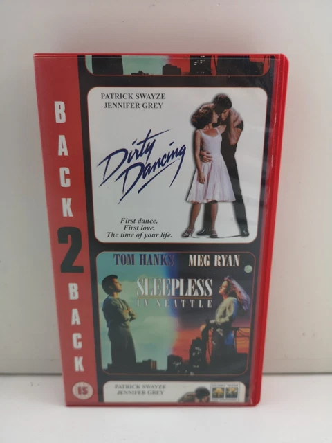 VHS TAPE - Back 2 Back Twin - Dirty Dancing And Sleepless In Seattle £2 ...