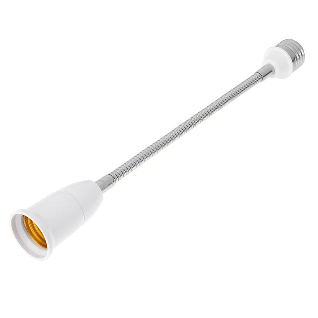 E27-E27 LAMP FLEXIBLE Extension Adapter Converter Elongation Base (29 ...