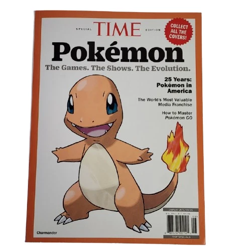 POKEMON CHARMANDER TIME Magazine Special Edition 25 Years In America £ ...