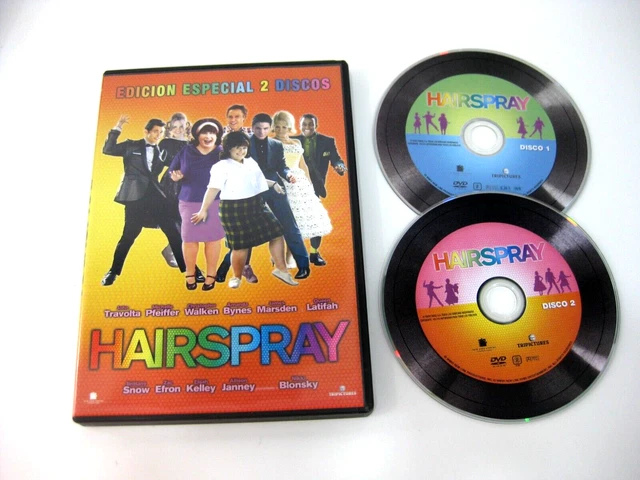 HAIRSPRAY DVD JOHN Travolta Michelle Pfeiffer Amanda Bynes (Edition ...