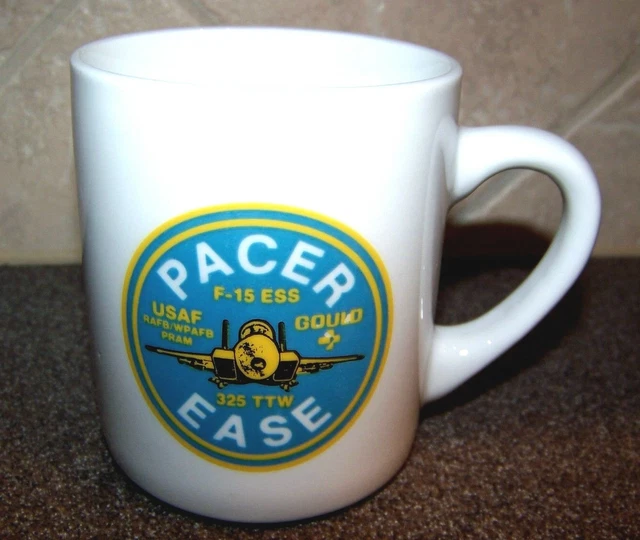 USAF F-15 ESS PACER EASE 10oz Coffee Mug Tea Cup Air Force Military Jet ...