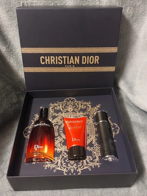 DIOR FAHRENHEIT GIFT Set 100ml 10ml EDT Shower Gel 75ml New 2023 £110. ...
