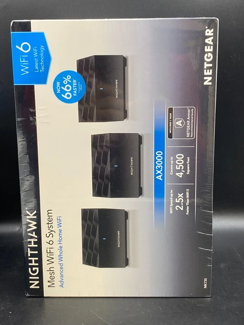 NETGEAR NIGHTHAWK AX3000 Wifi 6 Router Mesh System MK73S 2022 Latest ...