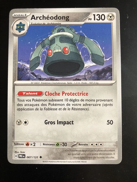 CARTE POKEMON - Archéodong 067/131 - Évolutions Prismatiques fr EUR 1 ...