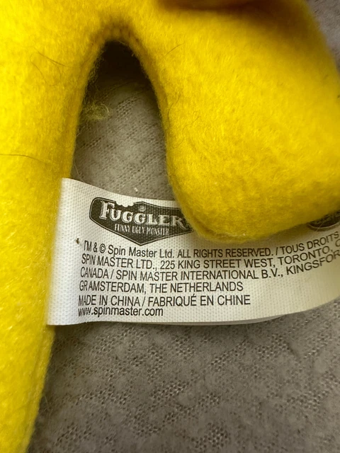 FUGGLER FUNNY UGLY monster yellow soft toy plush with teeth £9.75 ...