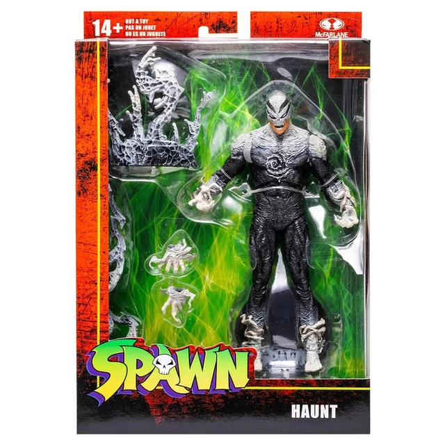 MCFARLANE TOYS, SPAWN Comic Haunt Spawn Action Figure set with 22 ...