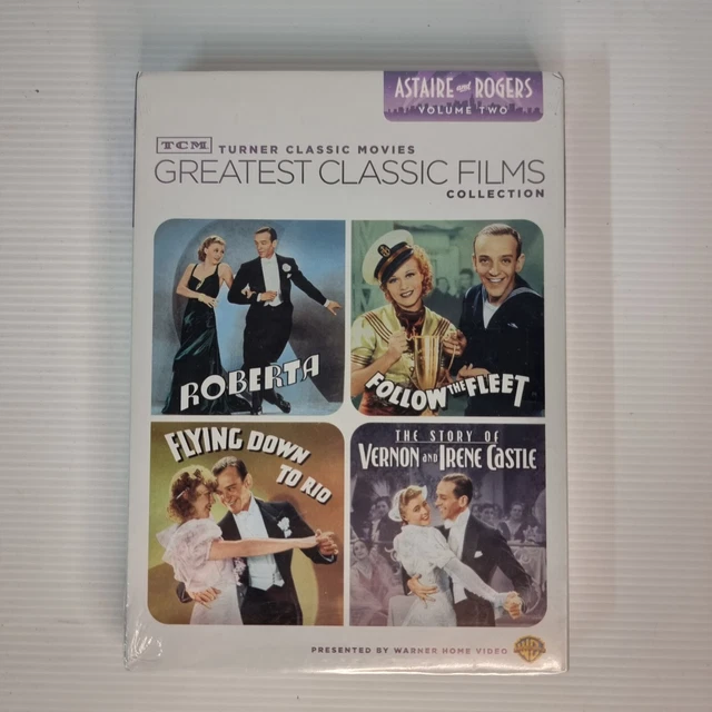 TCM GREATEST CLASSIC Film Collection DVD, Astaire & Rogers Vol 2, New ...
