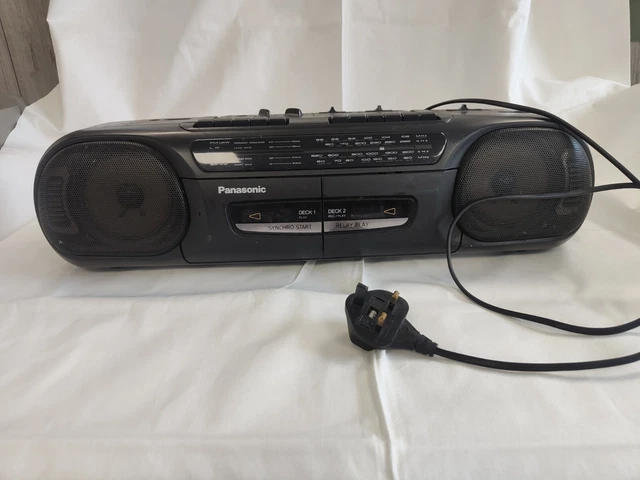 PANASONIC RX-FT530 BOOMBOX Radio Cassette Recorder w. Line Input ...