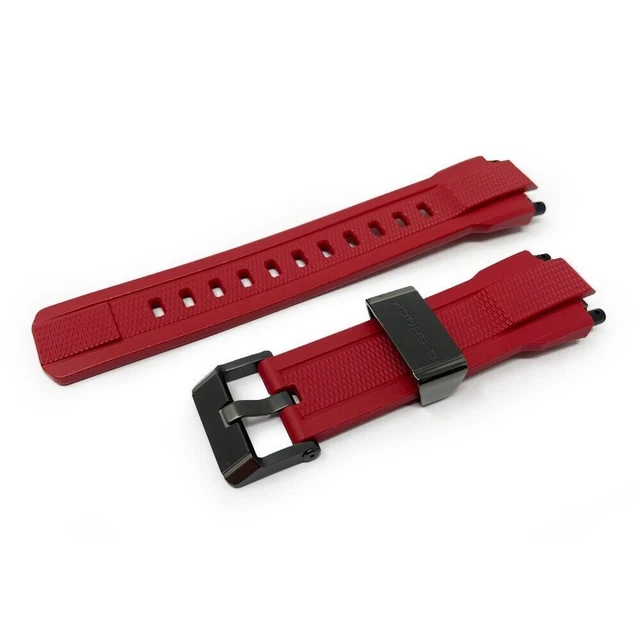 GENUINE CASIO WATCH Strap Red G-Shock Band 10590969 fits G-B1000B-1A4JF ...