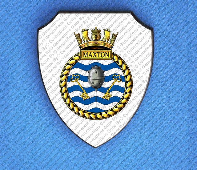HMS MAXTON WALL Shield £39.99 - PicClick UK