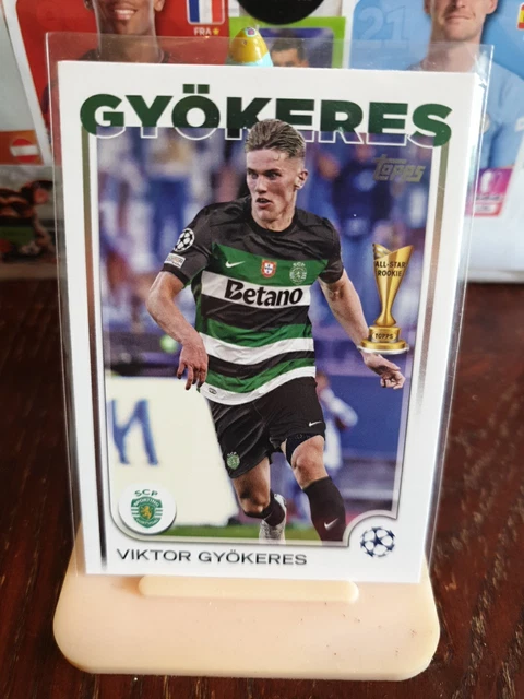 VIKTOR GYOKERES FLAGSHIP 24-25 All Star Rookie Card Sporting Clube De ...