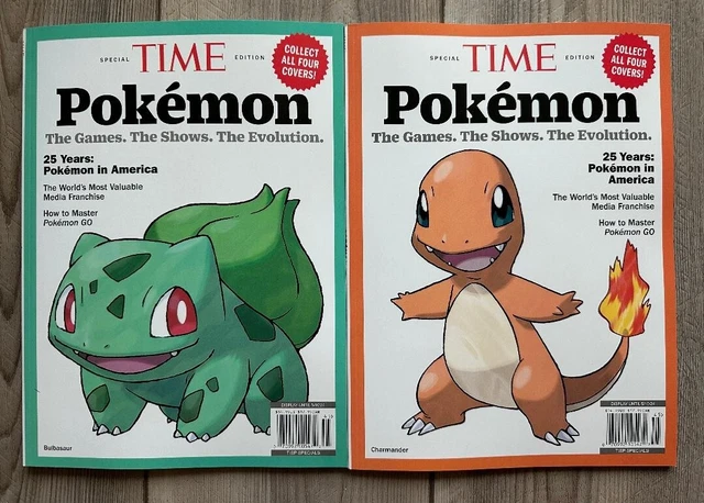 2024 TIME MAGAZINE POKEMON GAMES Shows EVOLUTION Both Covers SPECIAL ...