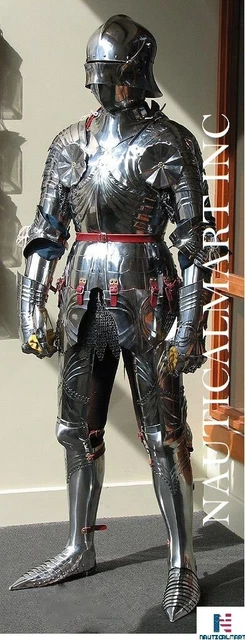 GOTHIC SUIT OF Armor Medieval Full Body armor Wearable Knight Costume ...