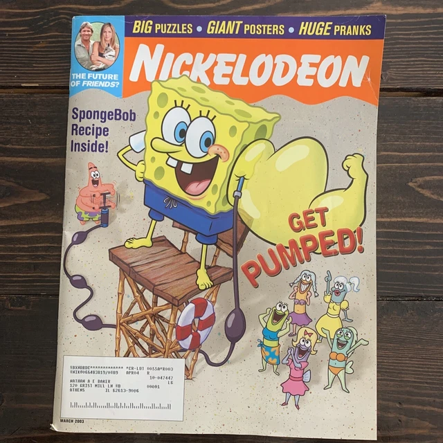 NICKELODEON MAGAZINE MARCH 2003 Spongebob Yao Ming The Comic Book £19. ...