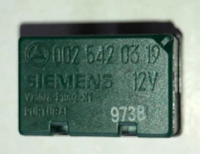 MERCEDES RELÈ RELAIS A0025420319 Siemens V23078-F1002-X1 12v EUR 9,00 ...