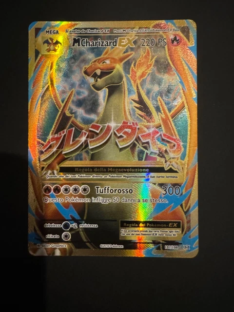 M CHARIZARD EX 101/108 Evolutions ITA full Art evoluzioni in ottime ...