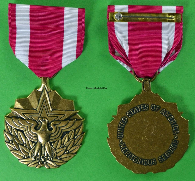 MERITORIOUS SERVICE MEDAL - Full size made in the USA - USM041 MSM £16. ...