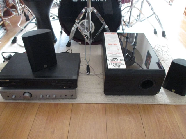 HIFI SEPARATES SYSTEM. Jamo sw300 Sat 300. Arcam a65 amplifier Marantz ...