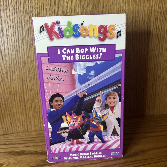 KIDSONGS VHS TAPE I Can Bop With The Biggles Childrens 1995 w Song ...