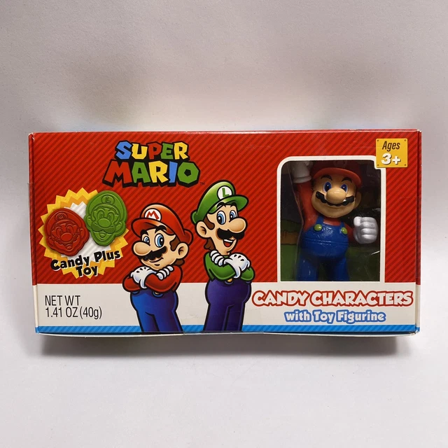 2019 FRANKFORD SUPER Mario Candy Characters with Mario Toy Figure $12. ...